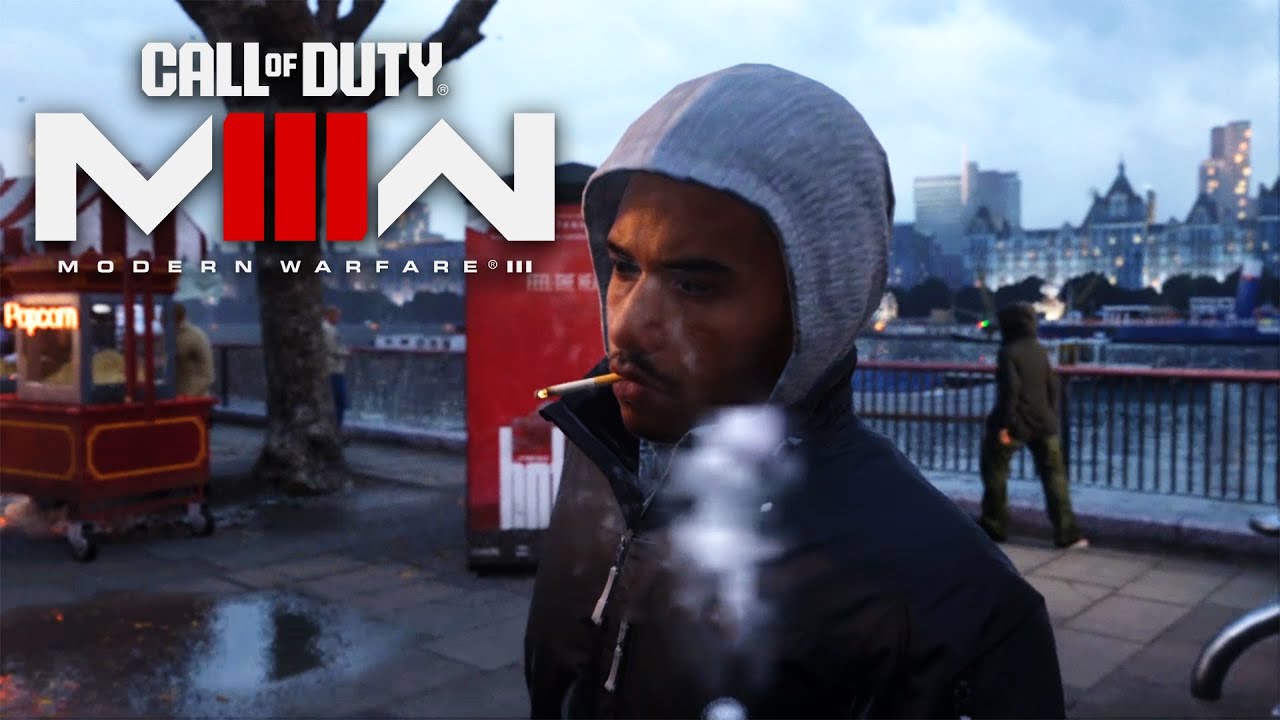 FUNNY SOAP BANTER WITH GHOST OVER CIGERRATE SCENE MW3 - YouTube