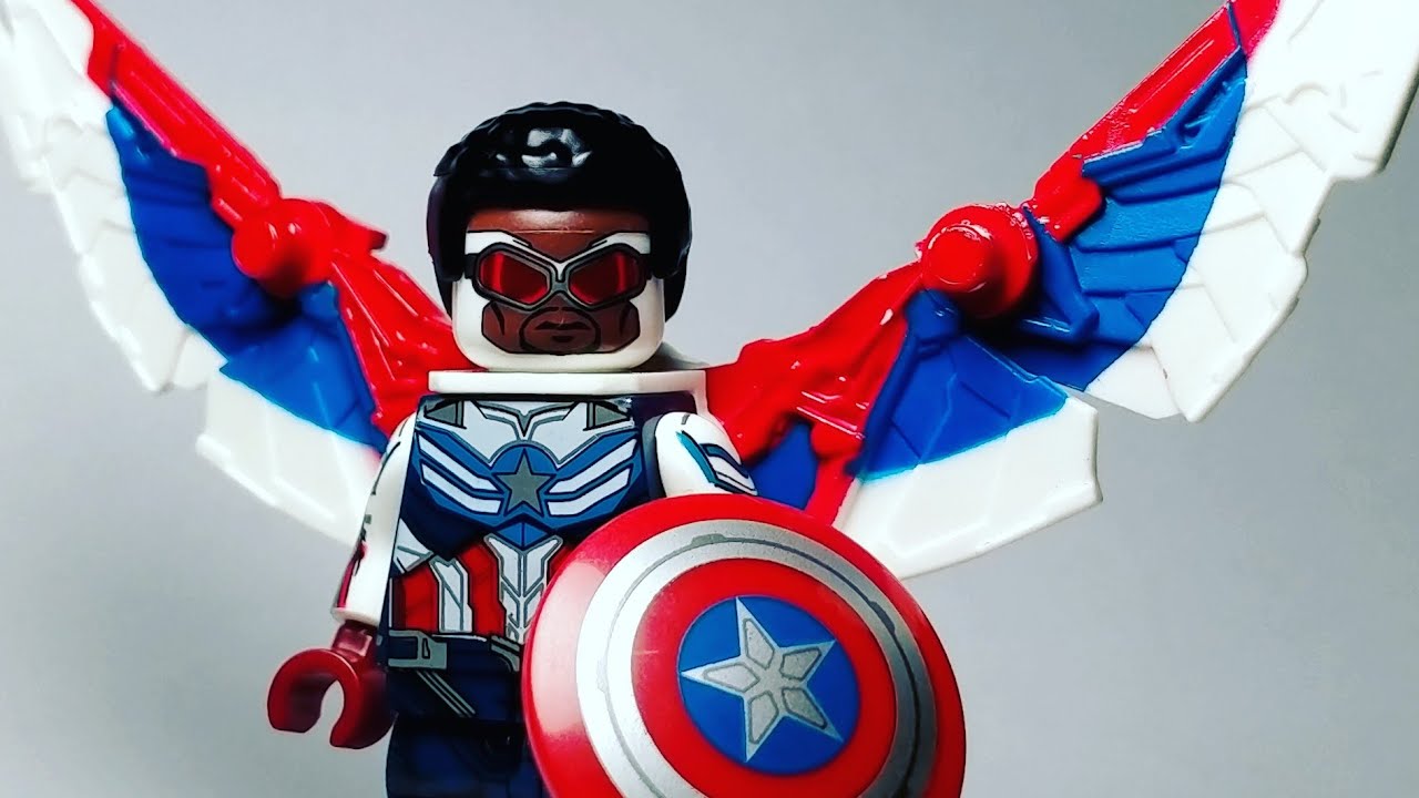 Unofficial Lego New Captain America (The Falcon,Sam Wilson) The Falcon ...