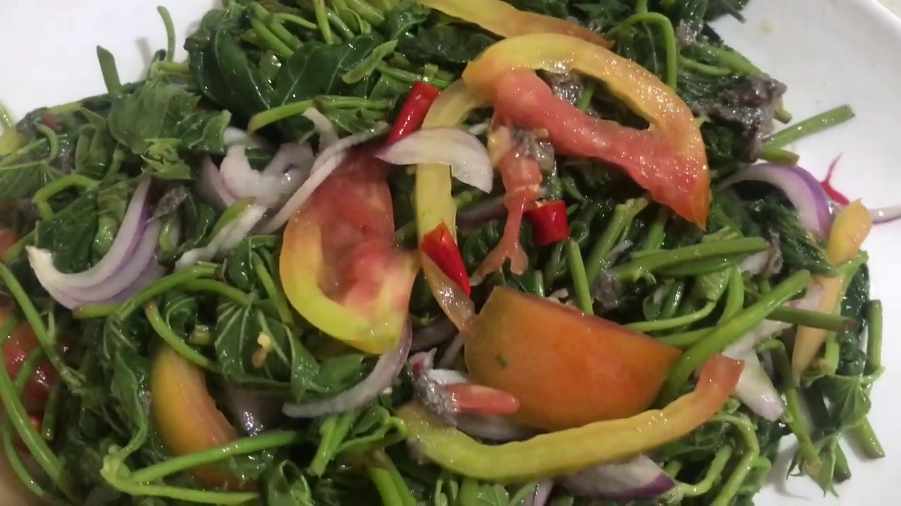 Ensaladang Talbos Ng Camote/ Panlasang Pinoy/ Pinoy Recipe - YouTube
