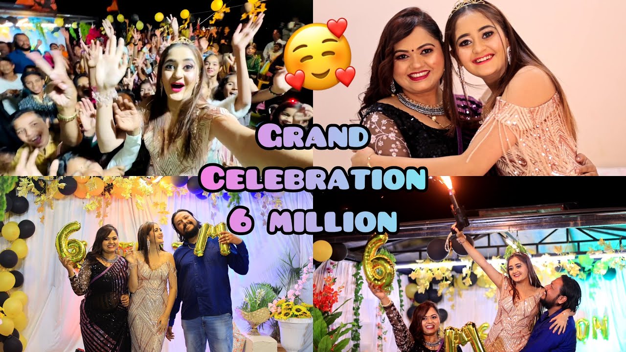 WOW! Grand 6 Million Celebration Party & Games of Bindass Kavya With ...