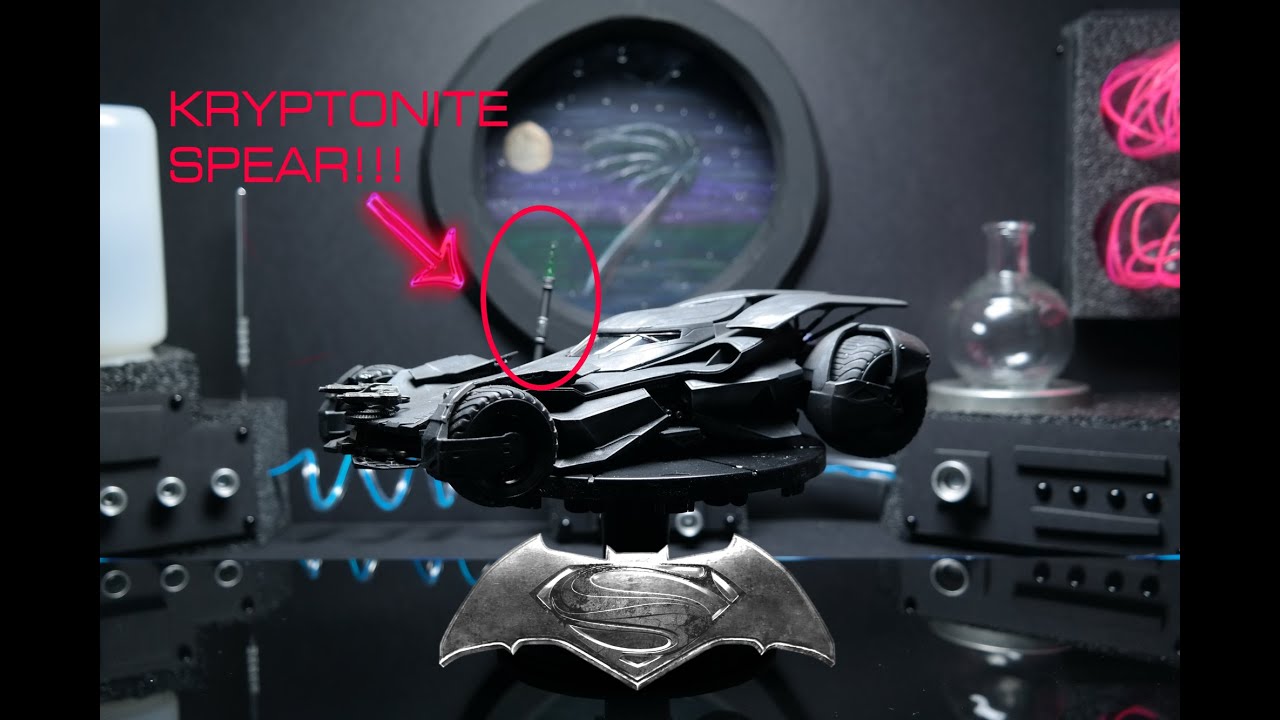 How to make super realistic Batmobile and DIY kryptonite spear relaxing ...