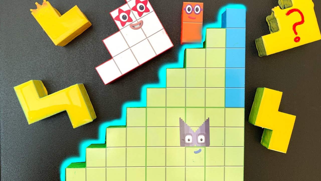 Numberblocks - Numberblocks Cleaning The Puzzle Tetris | Satisfying ...