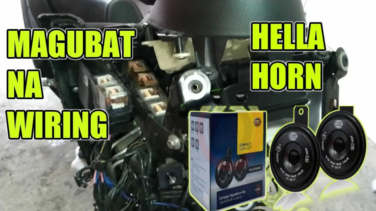 Nmax 155 | Magubat na wiring | HELLA HORN - YouTube