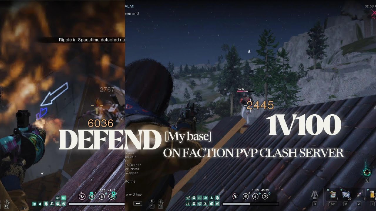 DEFEND BASE ALONE (1V100) ON FACTION CLASH PVP ONCE HUMAN - YouTube