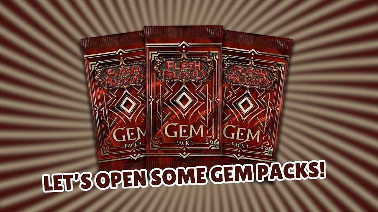 Let’s open some GEM Packs! | Flesh and Blood TCG - YouTube