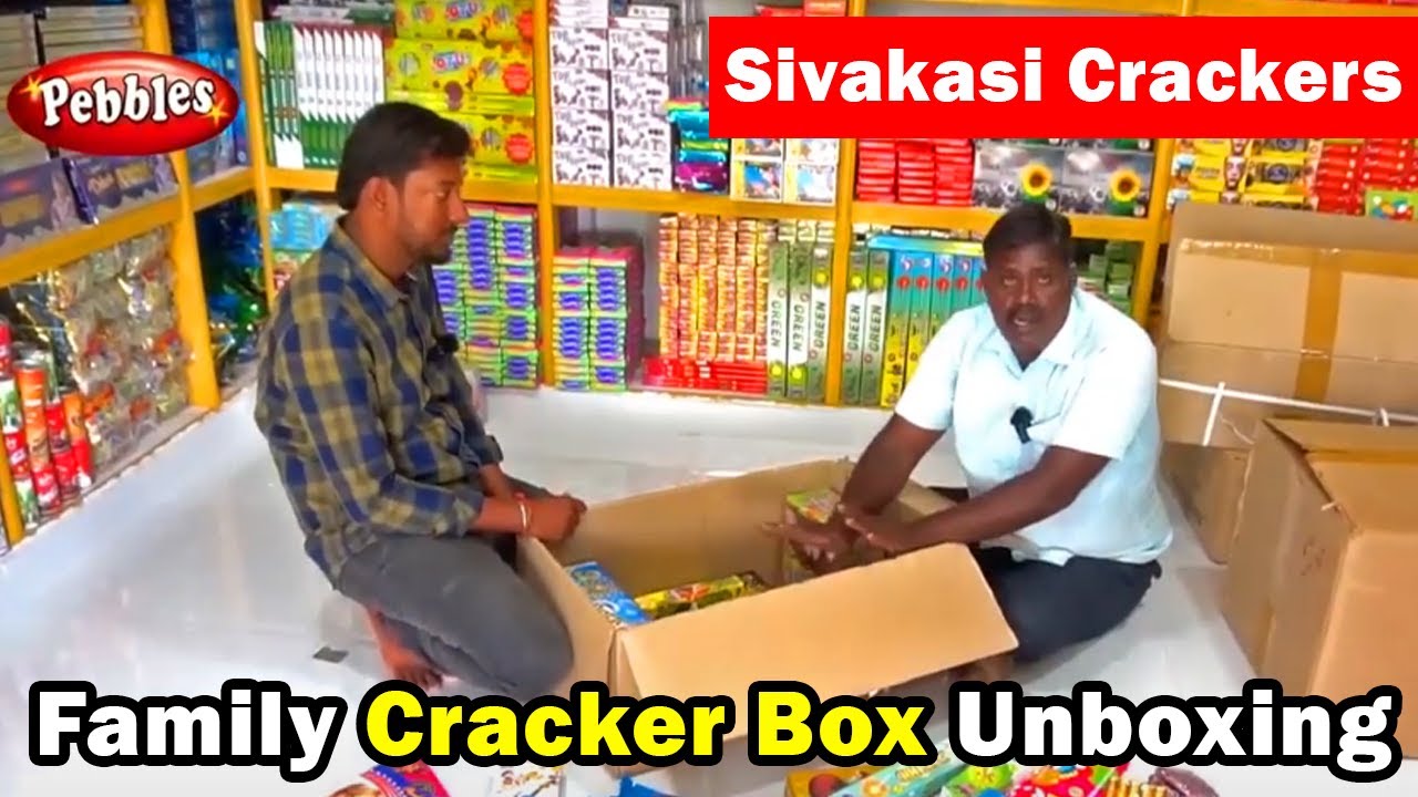Family Cracker Box Unboxing 💥 Sivakasi Diwali Crackers | Cheap and Best ...