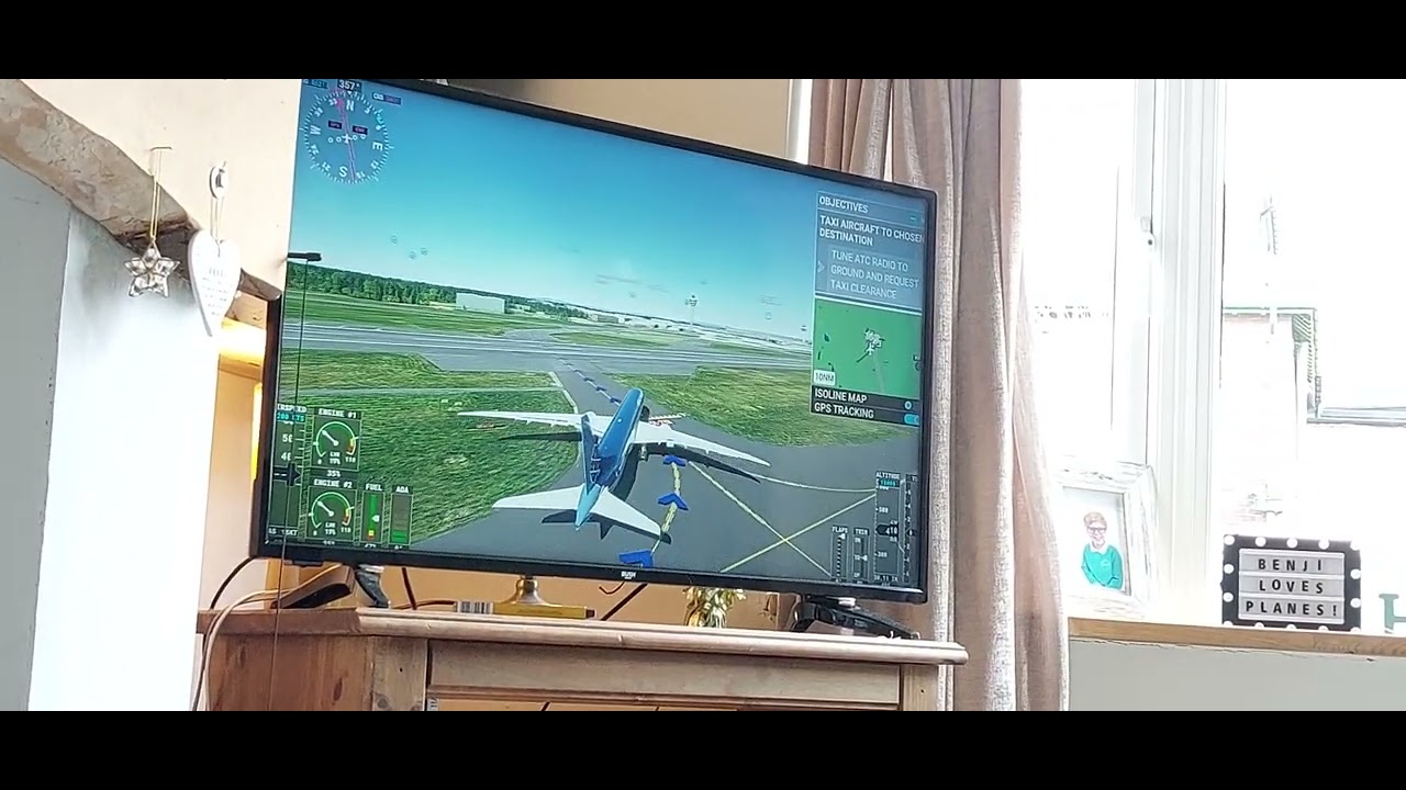 playing microsoft flight simulator - YouTube