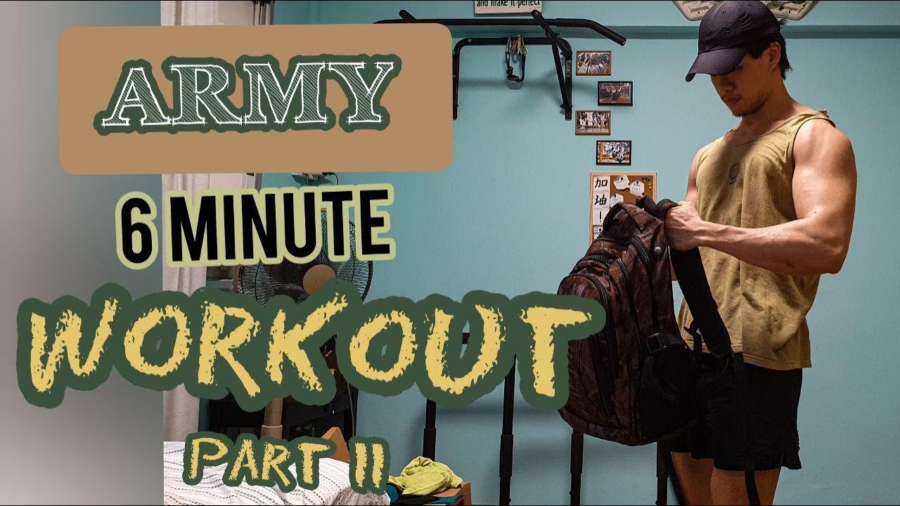 TRAIN WITH ME | ARMY style workout Part ii with 18.5kg additional load ...