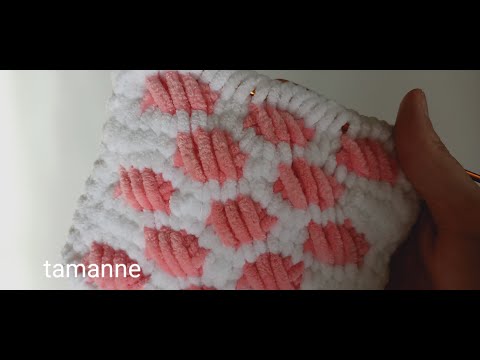 Super Easy Tunisian Knitting - Süper tunus işi battaniye modeli