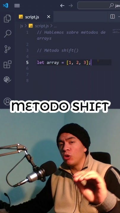 Método SHIFT de JavaScript #profelauta #desarrolloweb #javascript #frontend #array - YouTube