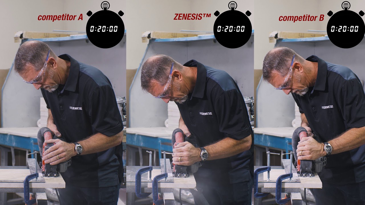 ZENESIS™ Turbo Blade Cutting Comparison with 2 Top Brands Blades - YouTube