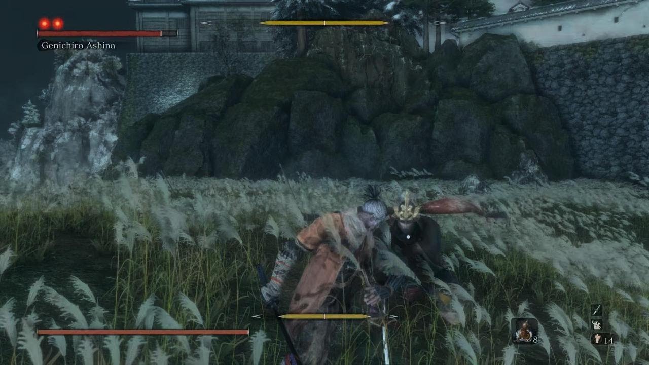 Sekiro: Shadows Die Twice winning against tutorial genichiro - YouTube