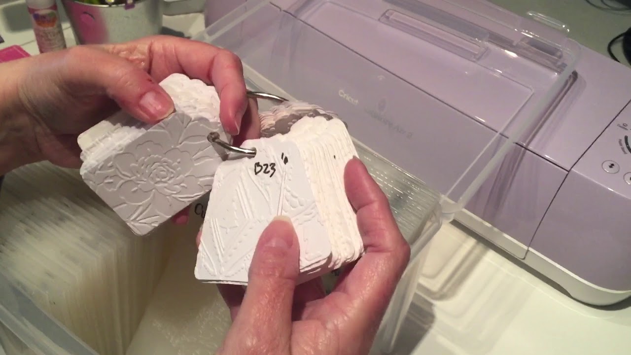 Embossing folder storage and 2 craft tool tips - YouTube