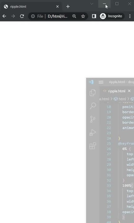 Simple Ripple Loader Ripple Loading Effect Pure Css Ripple Loader Simple Loader Using Html