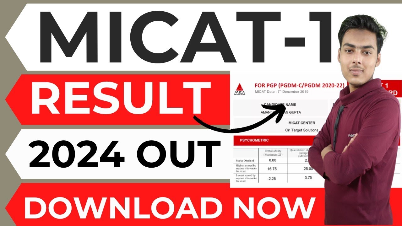 micat 1 result 2024 | micat result 2024 | micat score card | mahir ...