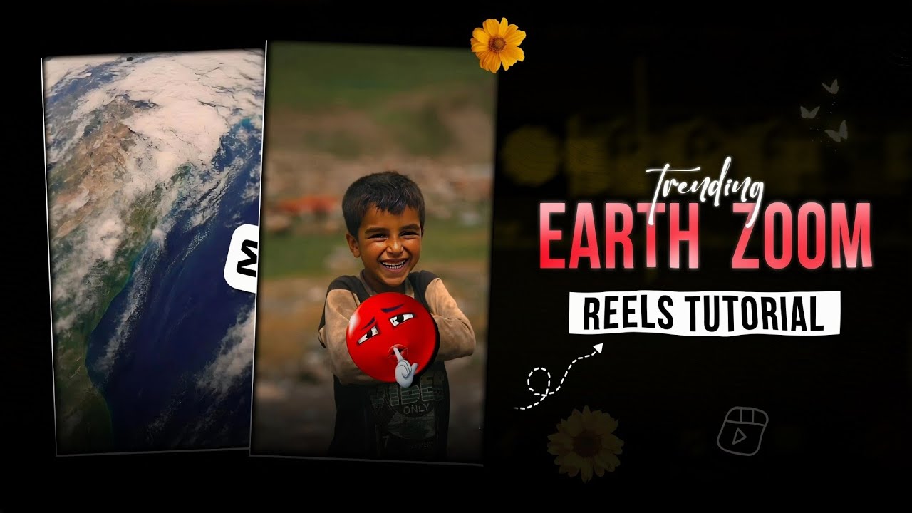 EARTH ZOOM Video Editing | How To Edit Earth Zoom Video | Instagram ...