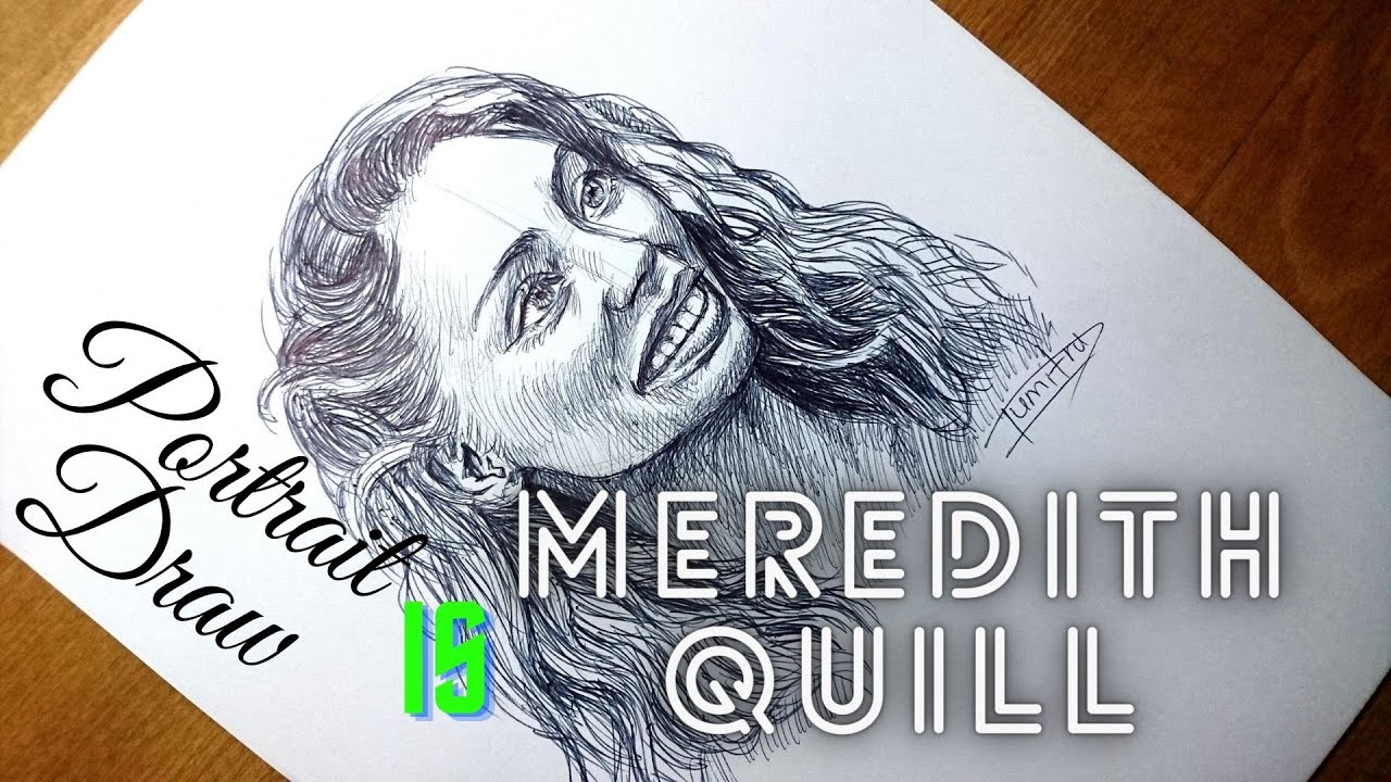 Guardians of the Galaxy is #MeredithQuill in Portrait Draw - YouTube