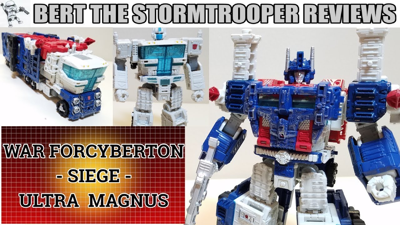 War for Cybertron; SIEGE Leader Class ULTRA MAGNUS Review! Bert the ...