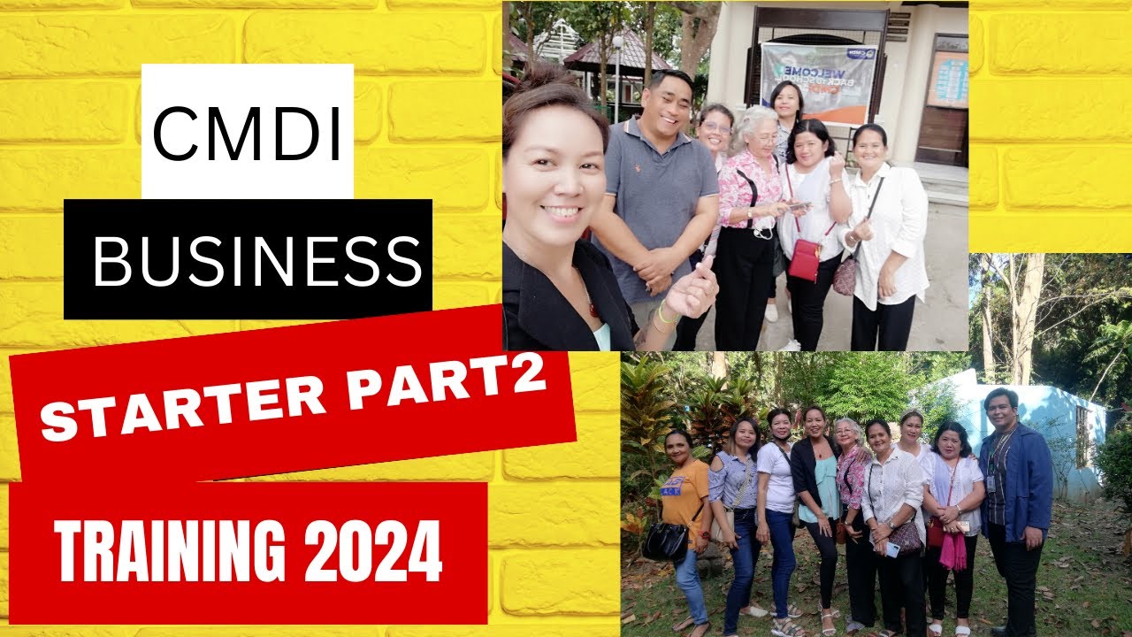 CMDI Business Starter Training 2.2 - YouTube