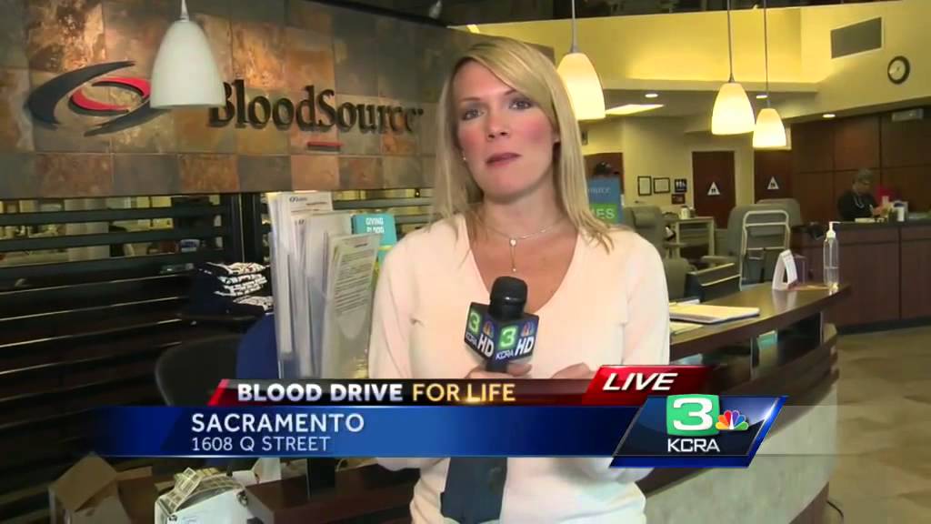BloodSource and KCRA team up for Blood Drive for Life - YouTube