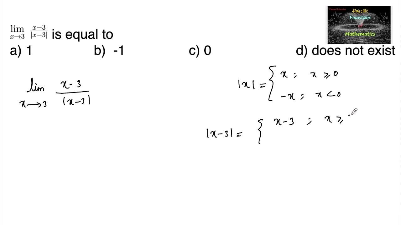 Limit X To 3 x 3 x 3 Is Equal To MCQ Limits 11 RD Sharma YouTube limit-x-to-3-x-3-x-3-is-equal-to-mcq-limits-11-rd-sharma-youtube