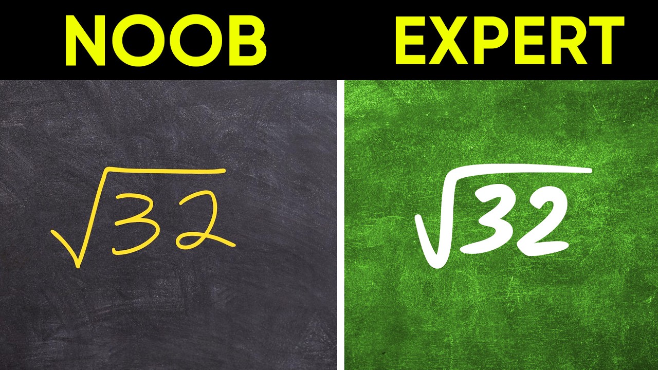 Simplify the square root two different methods - YouTube