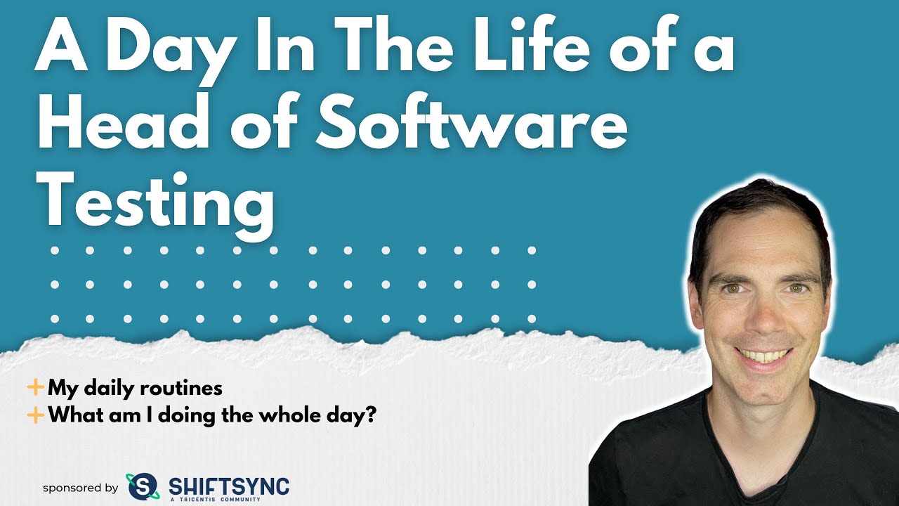 A Day In The Life of a Head of Software Testing - YouTube