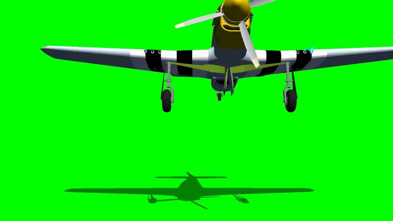 spitfire flying air attack with machine gun - green screen effects ...