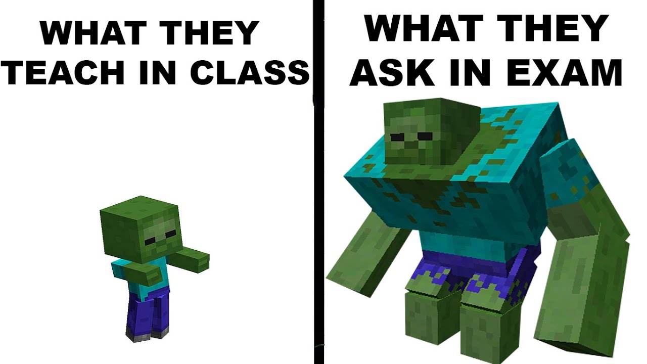 Minecraft Memes I Watch Before School - YouTube