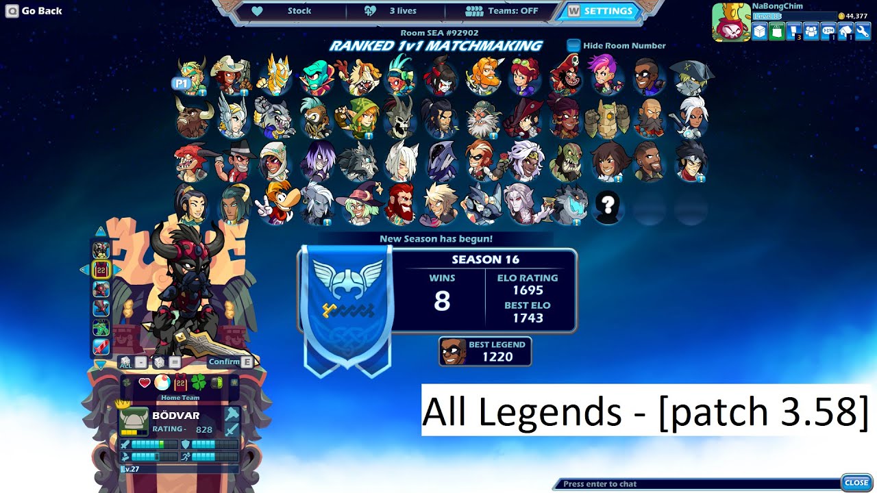 Brawlhalla Black Light Attacks for every weapon - YouTube