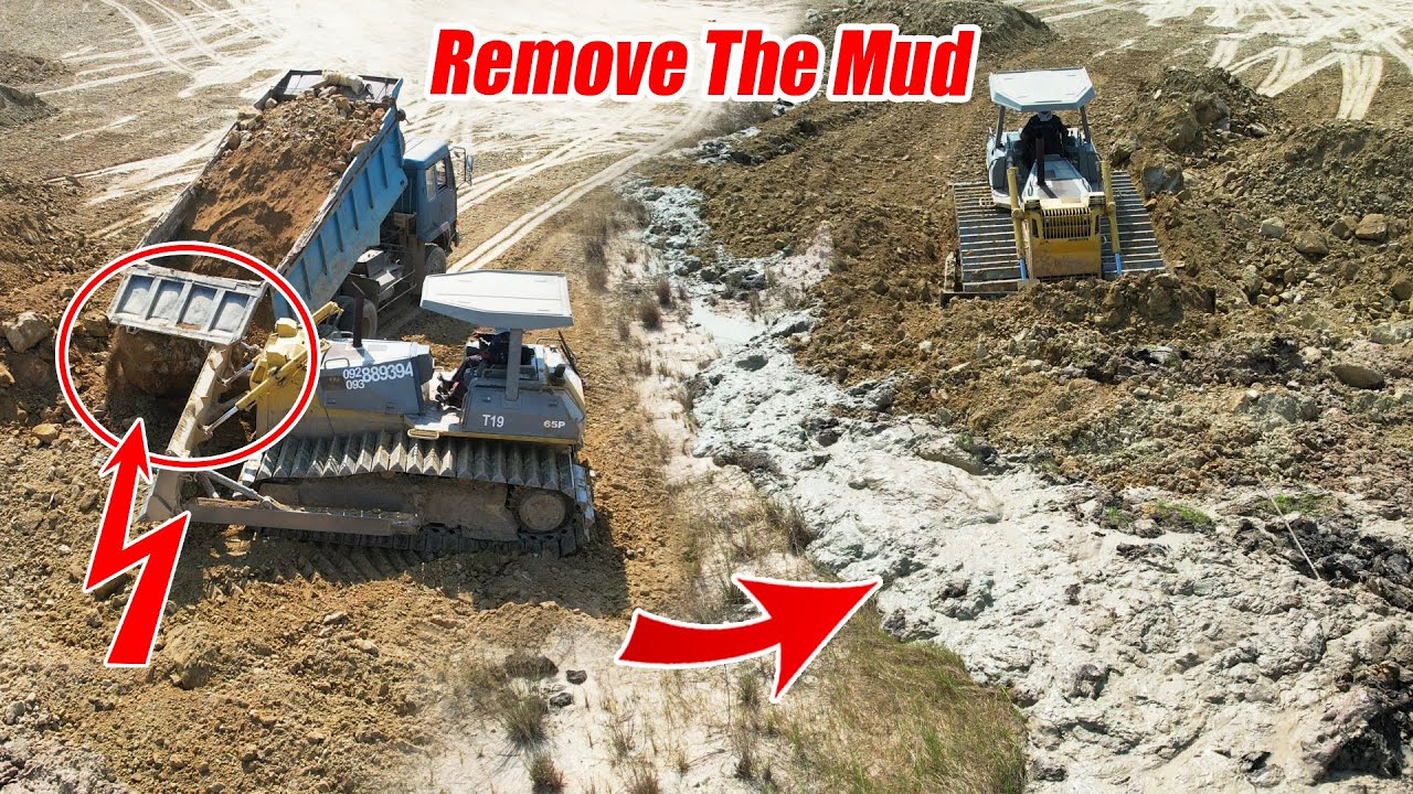 Best Unleashing the Power of Machine Dump Trucks loading And Bulldozer ...