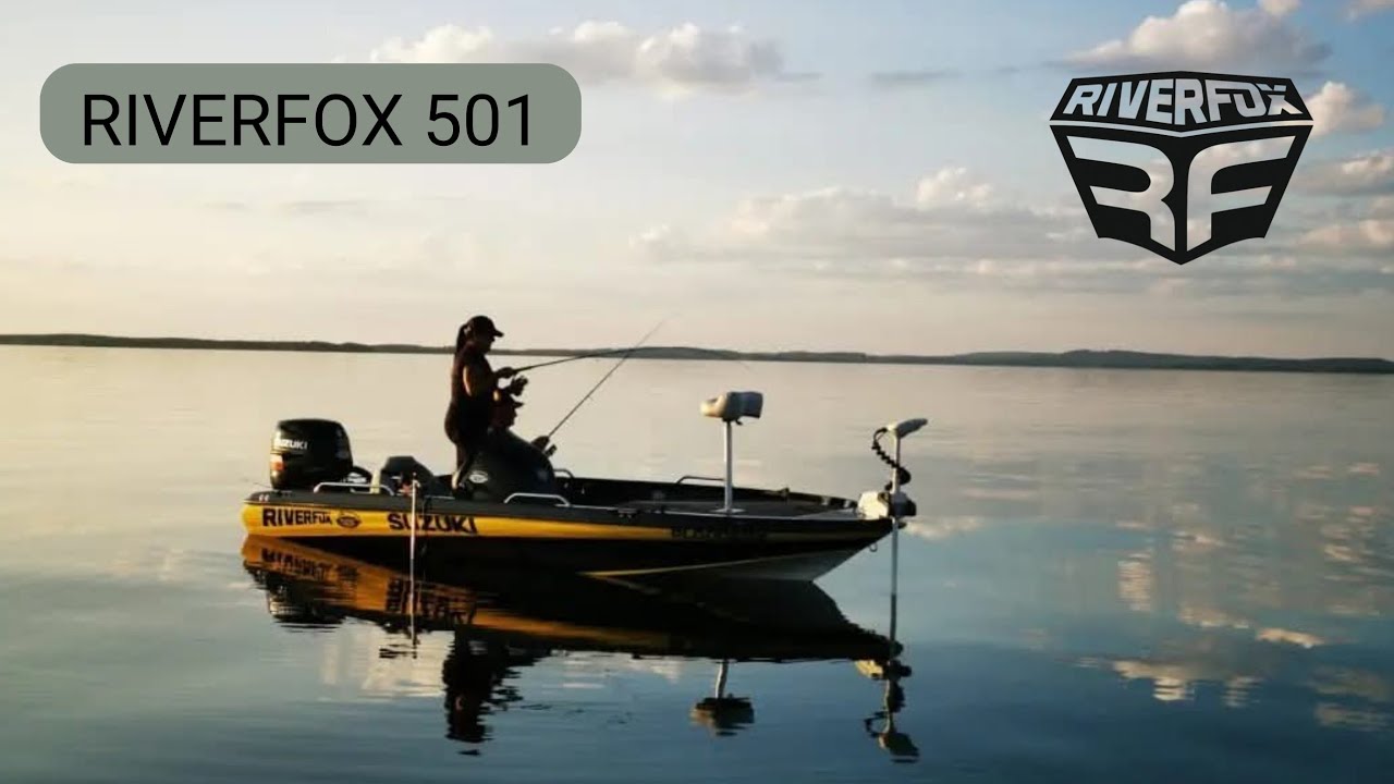 Łódź wędkarska RIVERFOX 501 + Suzuki DF60 i Honda BF100 - YouTube