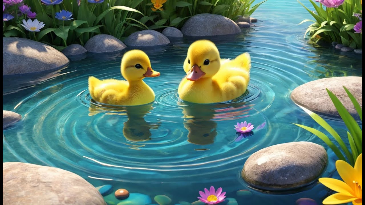 Baby Duck Quack Quack Quack | Cute Duck Song for Kids | Fun Nursery ...