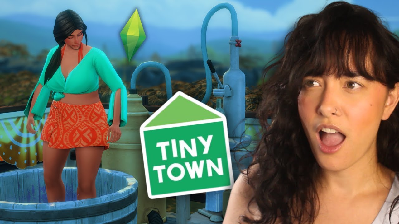 I am struggling with this challenge🏠Sims 4 TINY TOWN Part 4 - YouTube