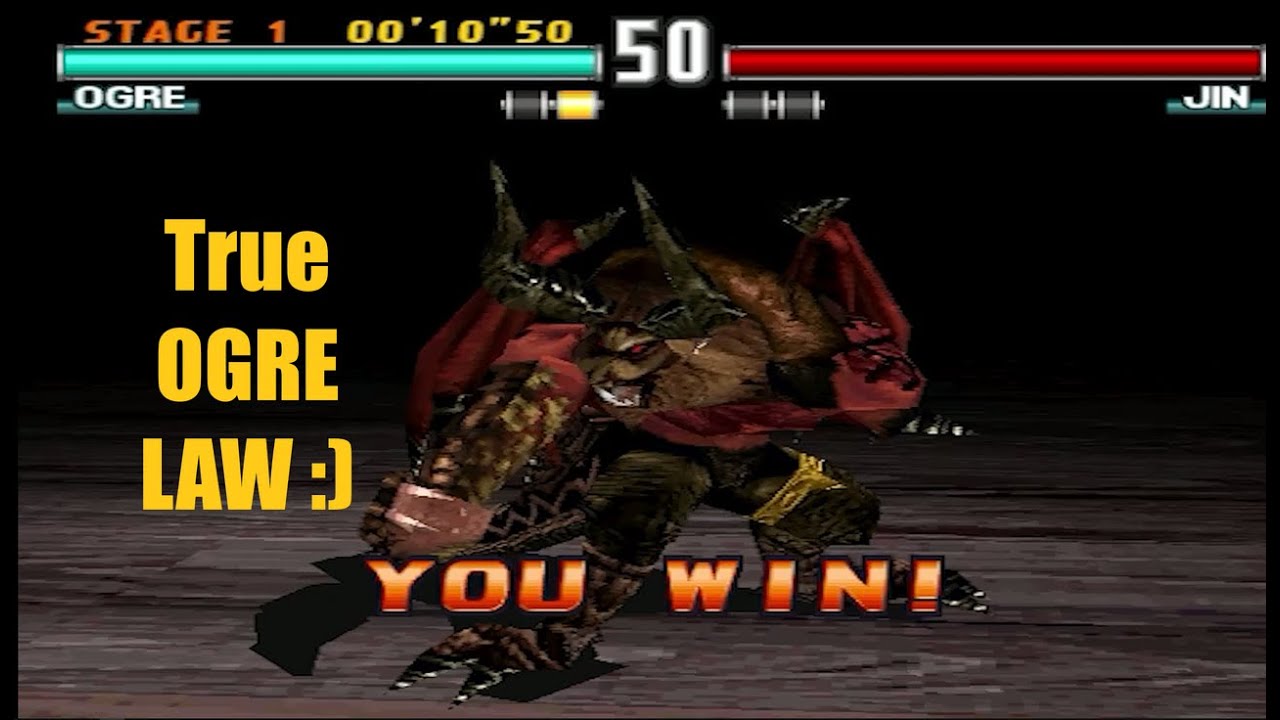 True Ogre uses Law Moves Tekken 3 - YouTube