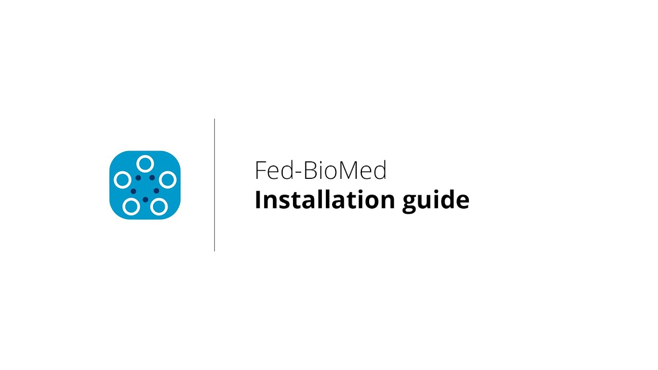 Fed-BioMed: Installation guide - YouTube