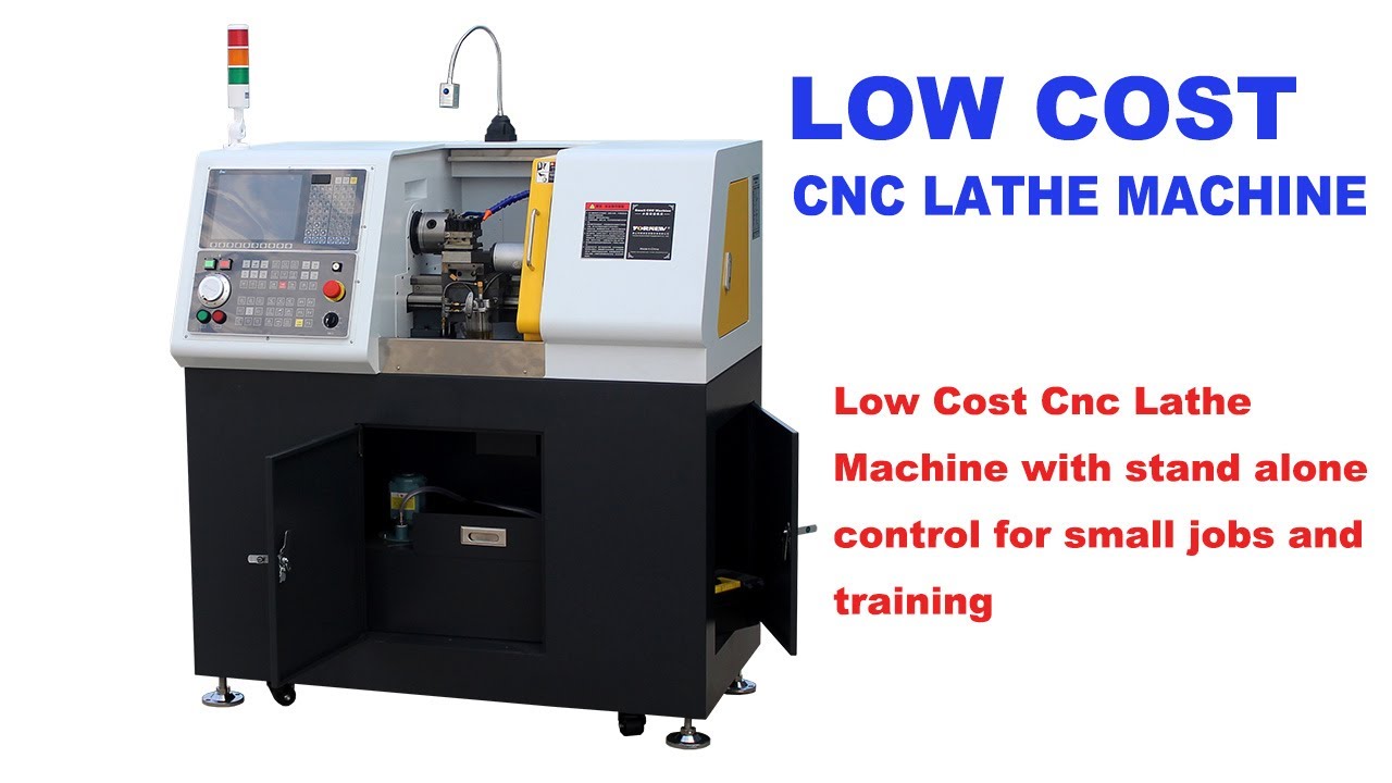 Yornew Low Cost Cnc Lathe Machine with stand alone control for small ...