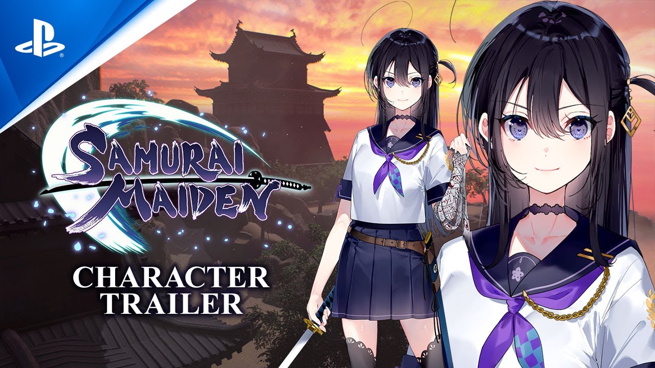 Samurai Maiden - Character Trailer (Tsumugi) | PS5 & PS4 Games - YouTube