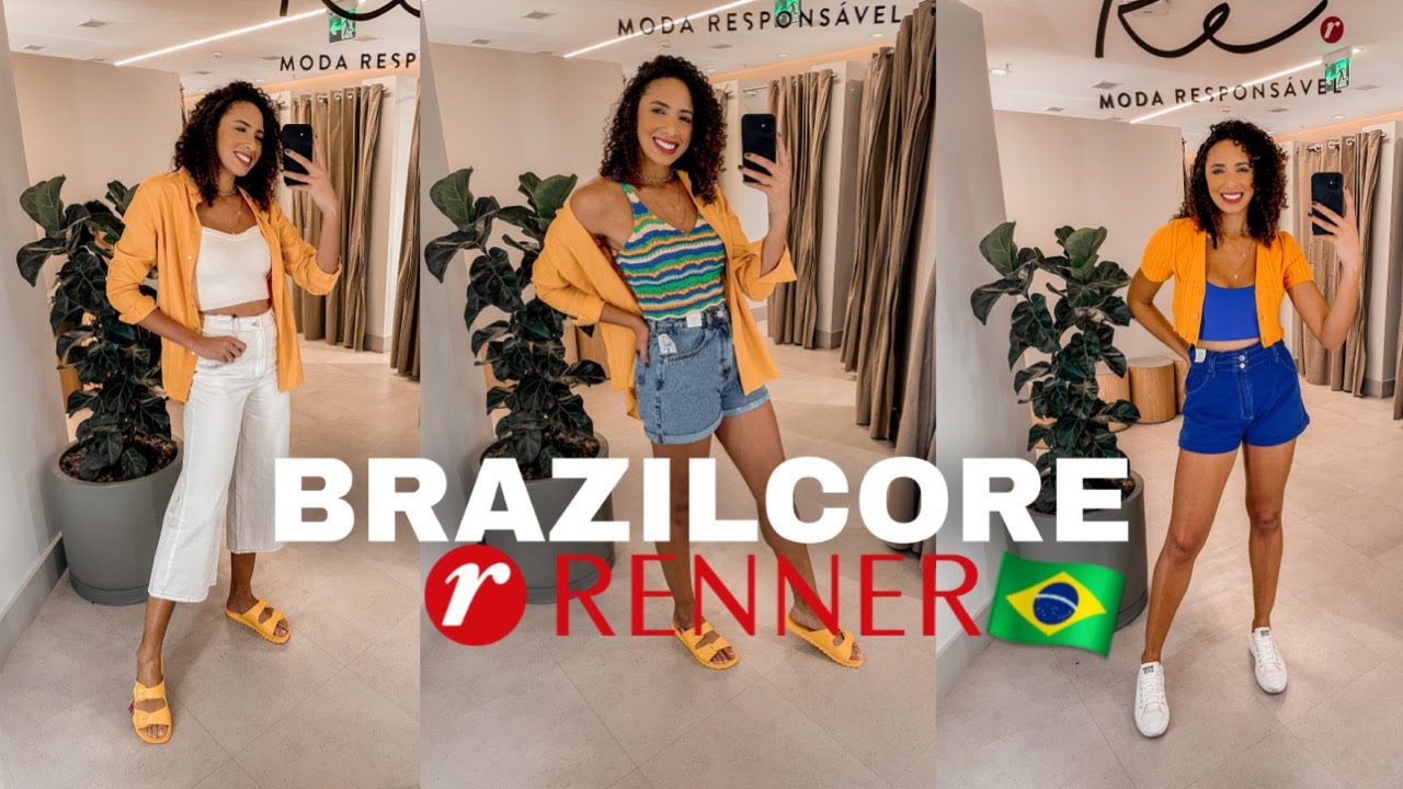 LOOKS PARA COPA TENDÊNCIA BRASIL CORE COM ROUPAS DA RENNER - YouTube
