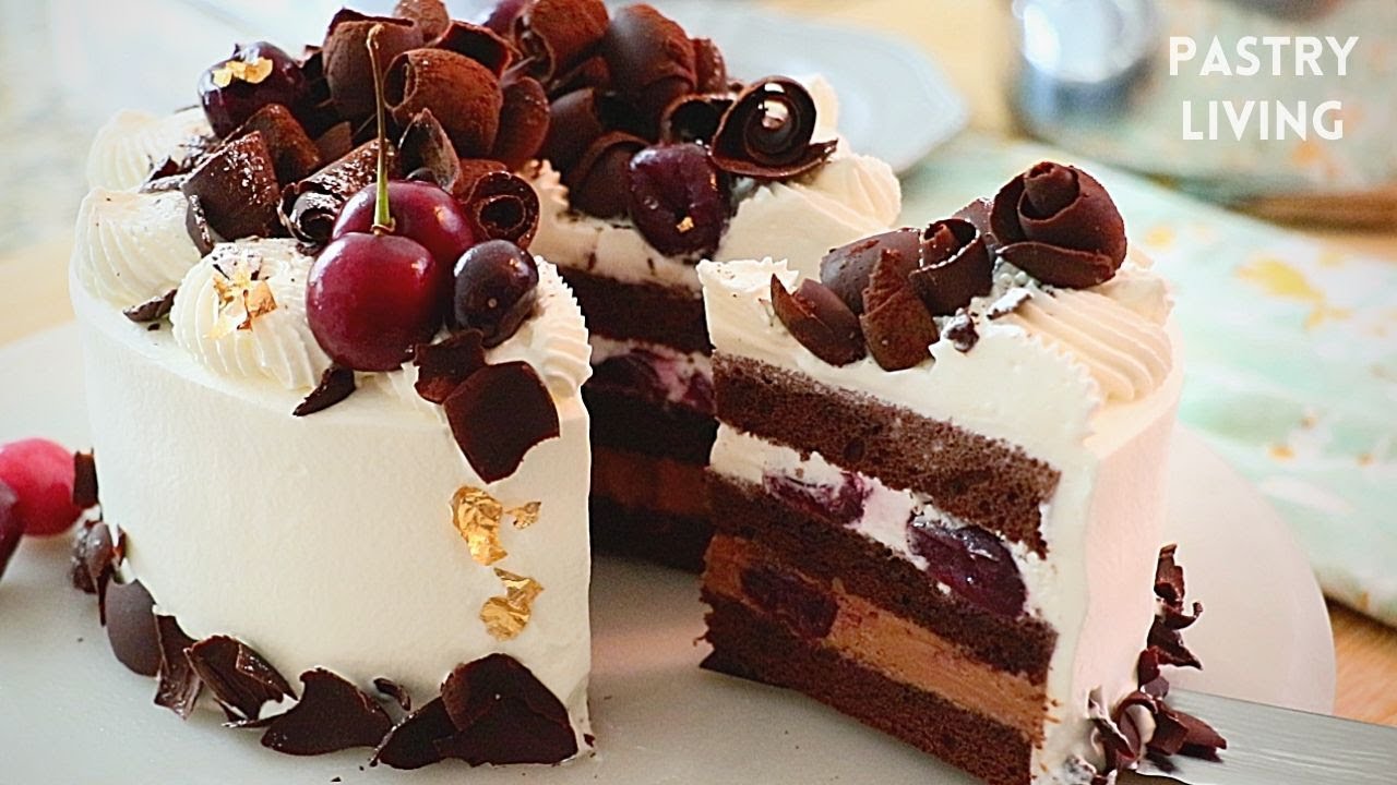 Amazing Black Forest Cake Recipe 🍒 - YouTube