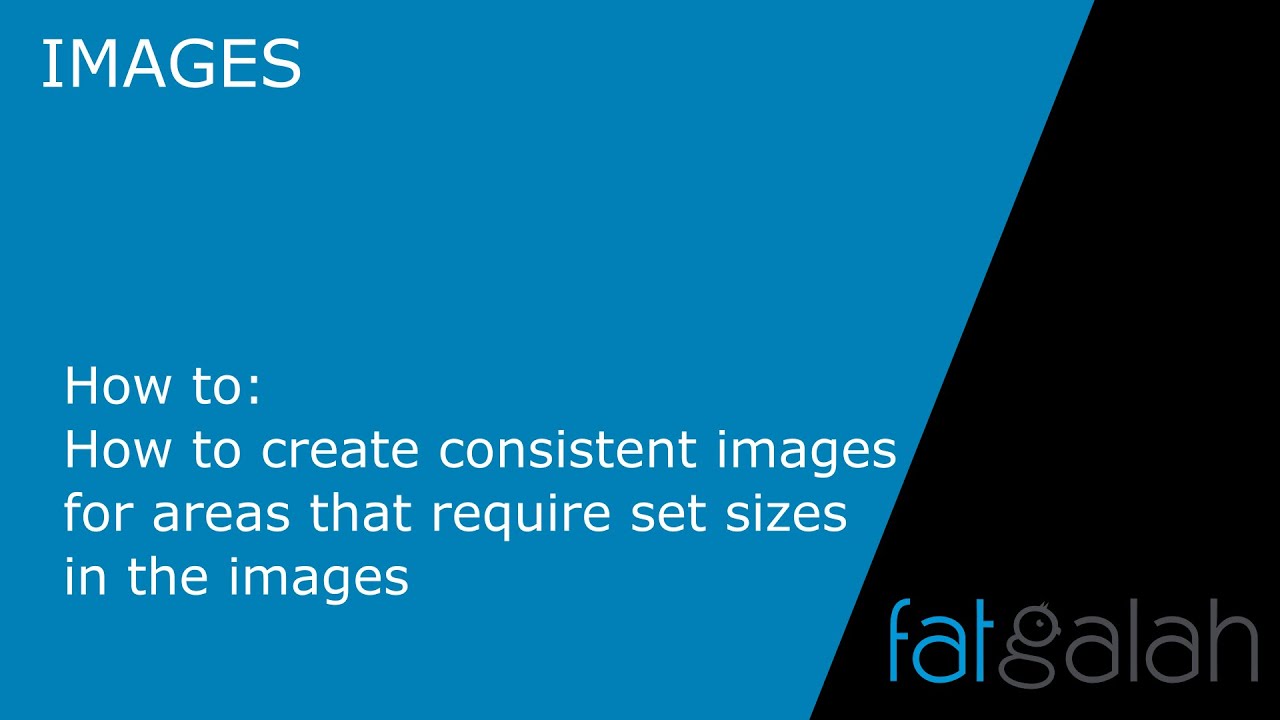 IMAGES how to create consistent images - YouTube