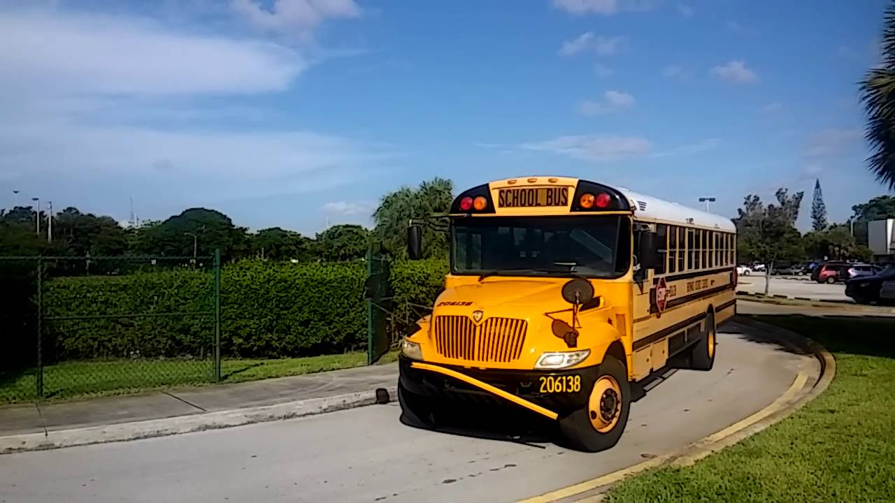 Seeing the ic ce school buses - YouTube