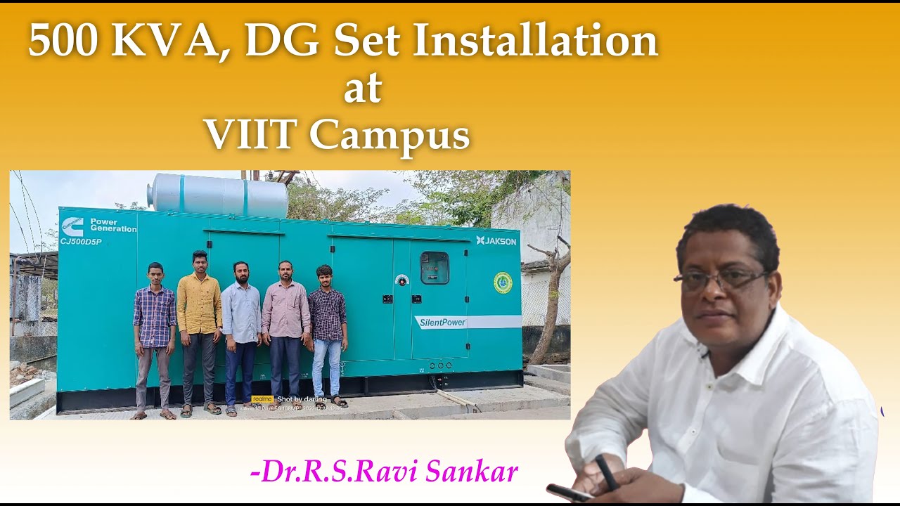 Installation of New 500 KVA DG Set - YouTube