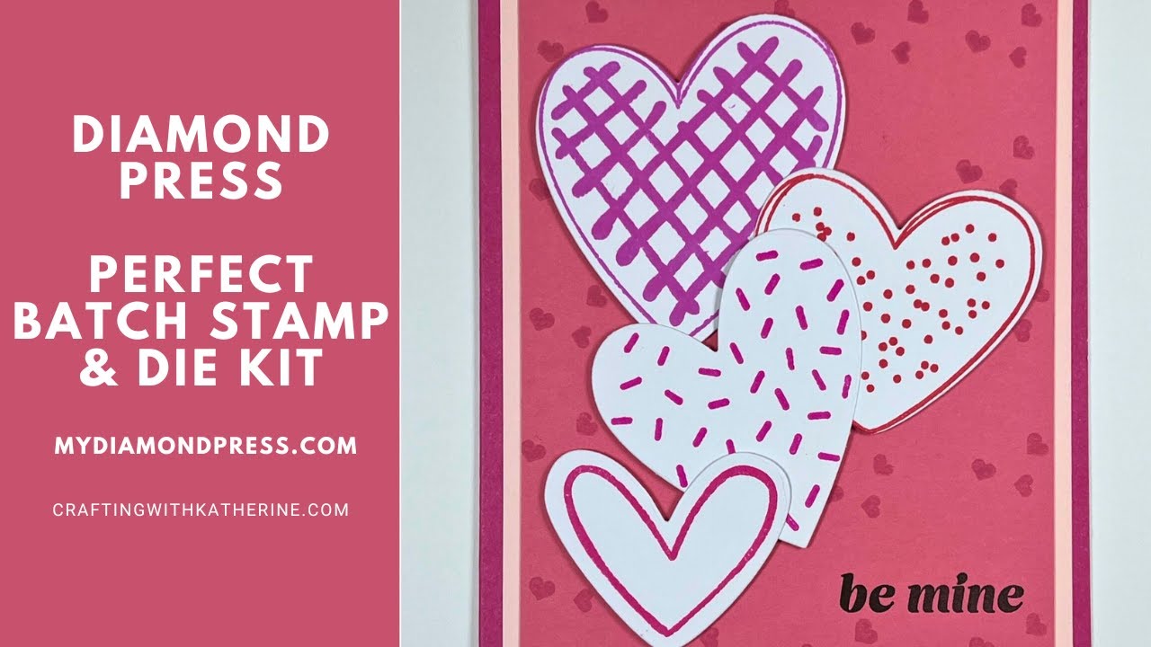 Diamond Press Perfect Batch Stamps and Die kit - YouTube