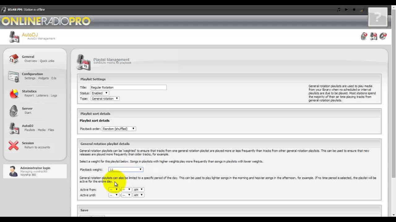 Online Radio Station How To Create A Playlist - YouTube