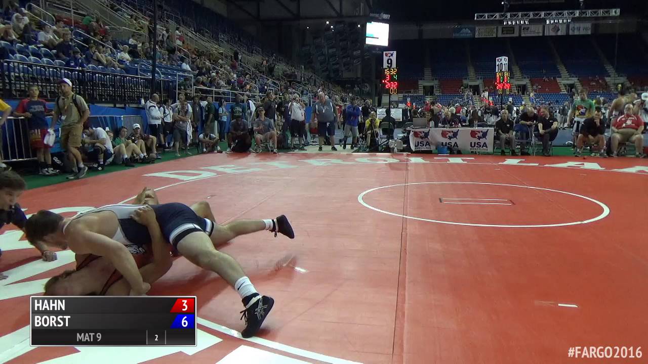 195 q, Dalton Hahn, WI vs John Borst, VA - YouTube