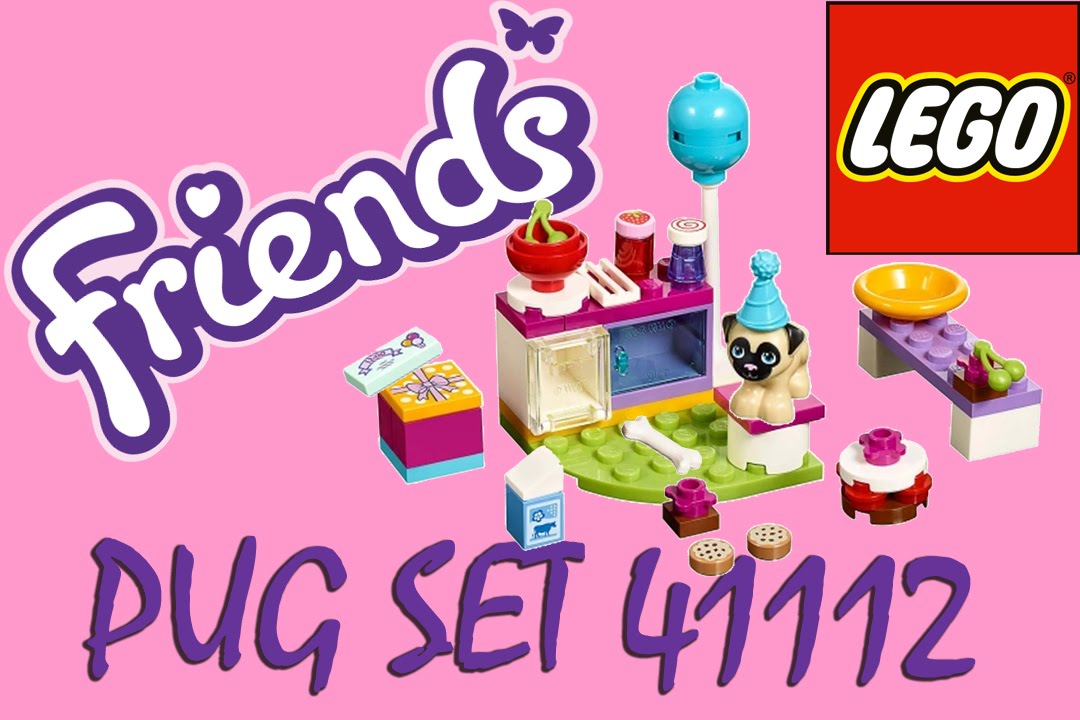 Cute Friends Pug Dog Lego | Unboxing & Speed Build | Set 41112 - YouTube