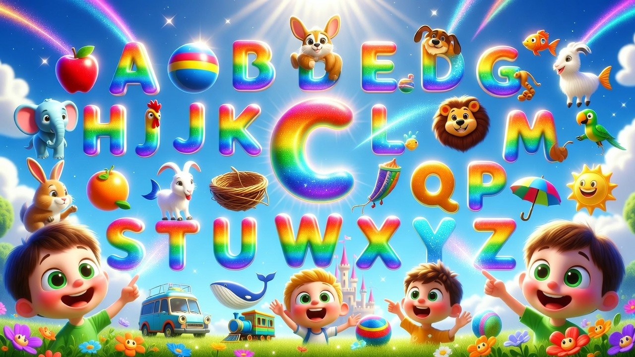ABC Alphabet Song A to Z 🎹 | Learn Letters with Keyboard for Kids | ABC ...