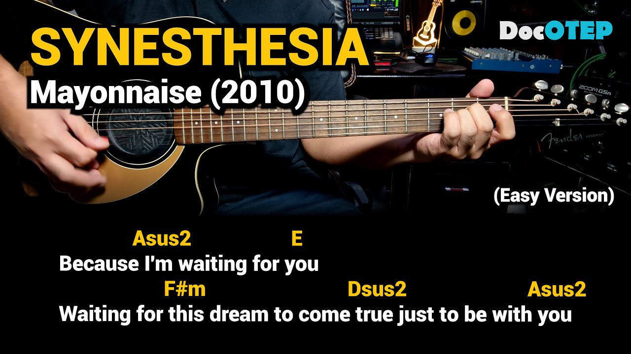 Synesthesia - Mayonnaise (Easy Guitar Chords Tutorial with Lyrics) Acordes - Chordify
