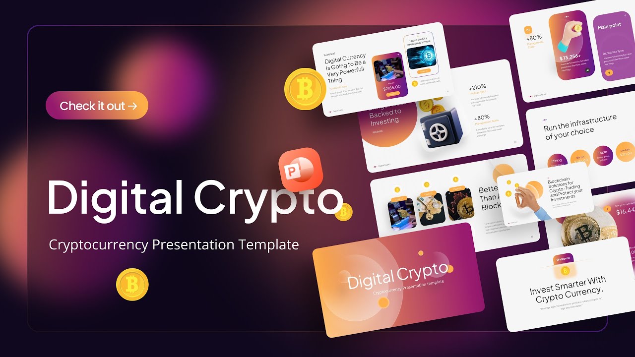 Easy-to-Use Cryptocurrency PowerPoint Template Tutorial - YouTube
